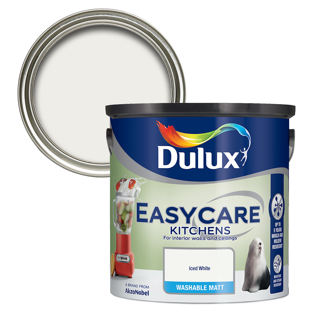 Dulux Easycare Kitchens Iced White 2.5l