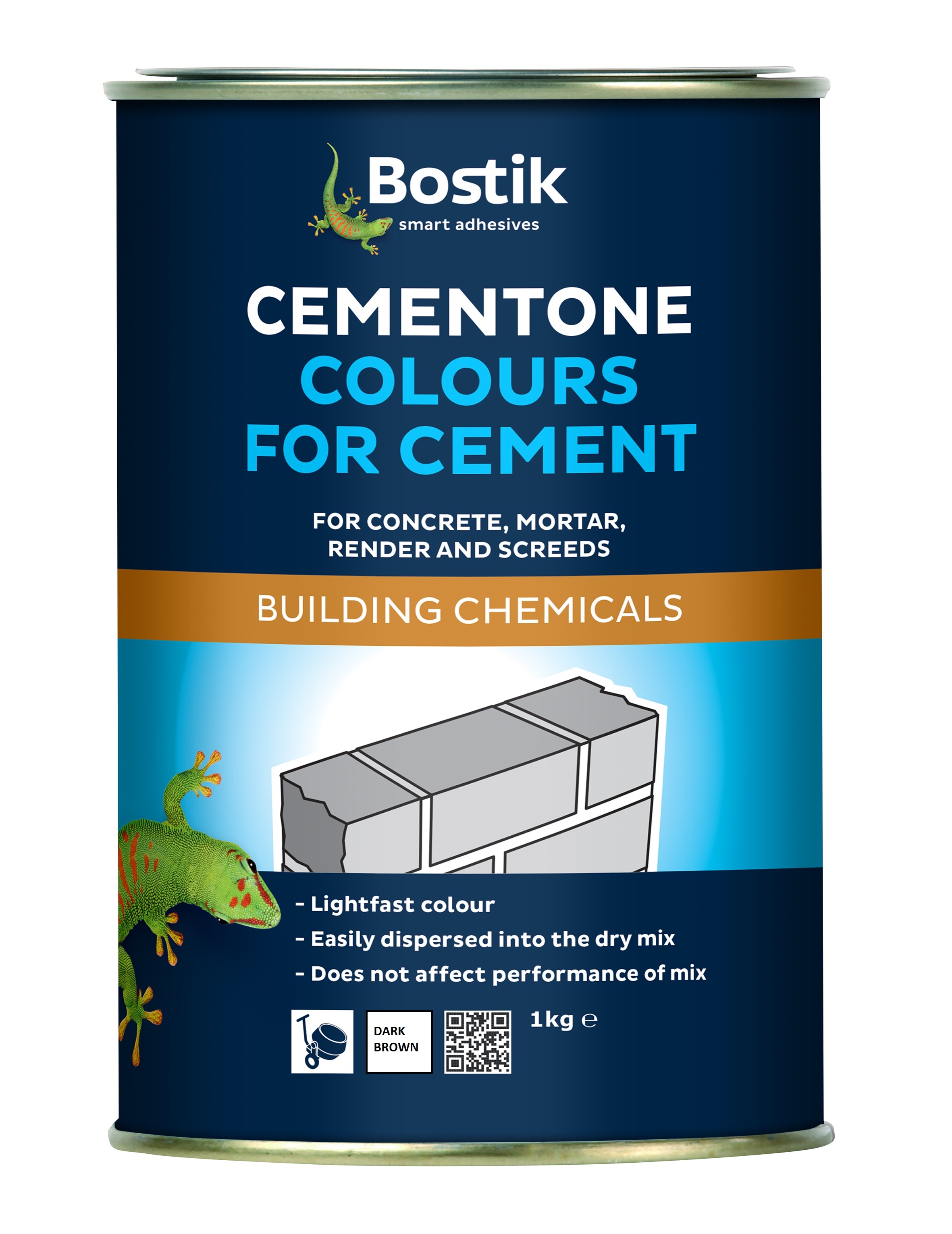 Cementone 1kg Dark Brown