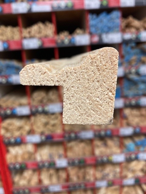 Btm Dado Rail Rebated Red Deal 2" x 8ft A8-2 (44mm x 34mm)