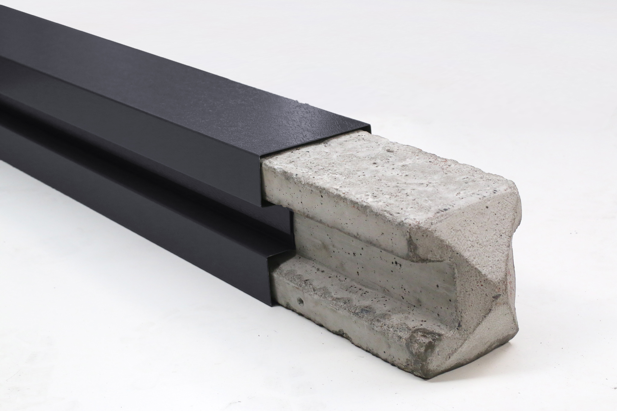 Concrete Post Cover 1.9m Anthracite