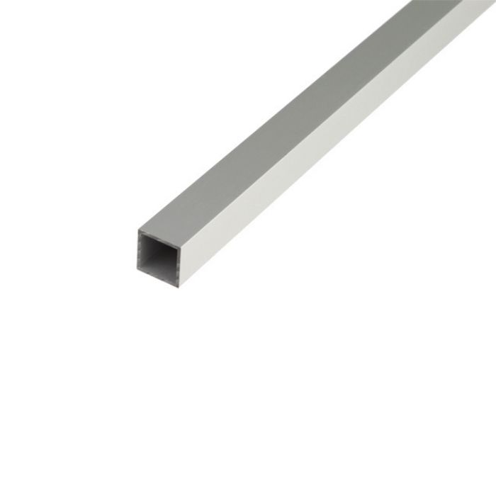 Square Profile Aluminium 25 x 25mm x 1.5/1m Slv Anod