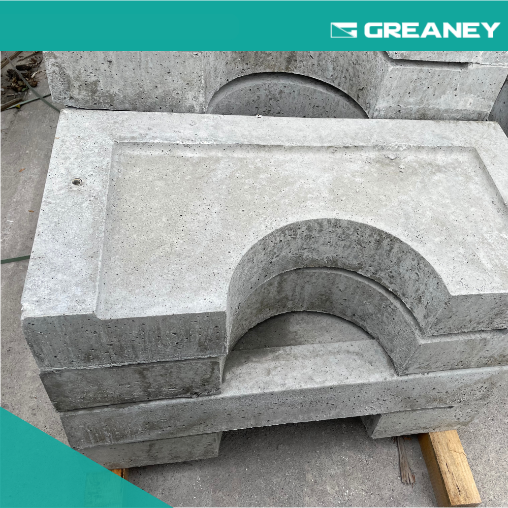 Concrete Hydrant/Sluice Valve Base Slab 900 x 450 (2 Part)