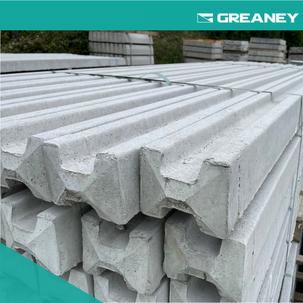 Concrete H Post 1.8m (6ft)