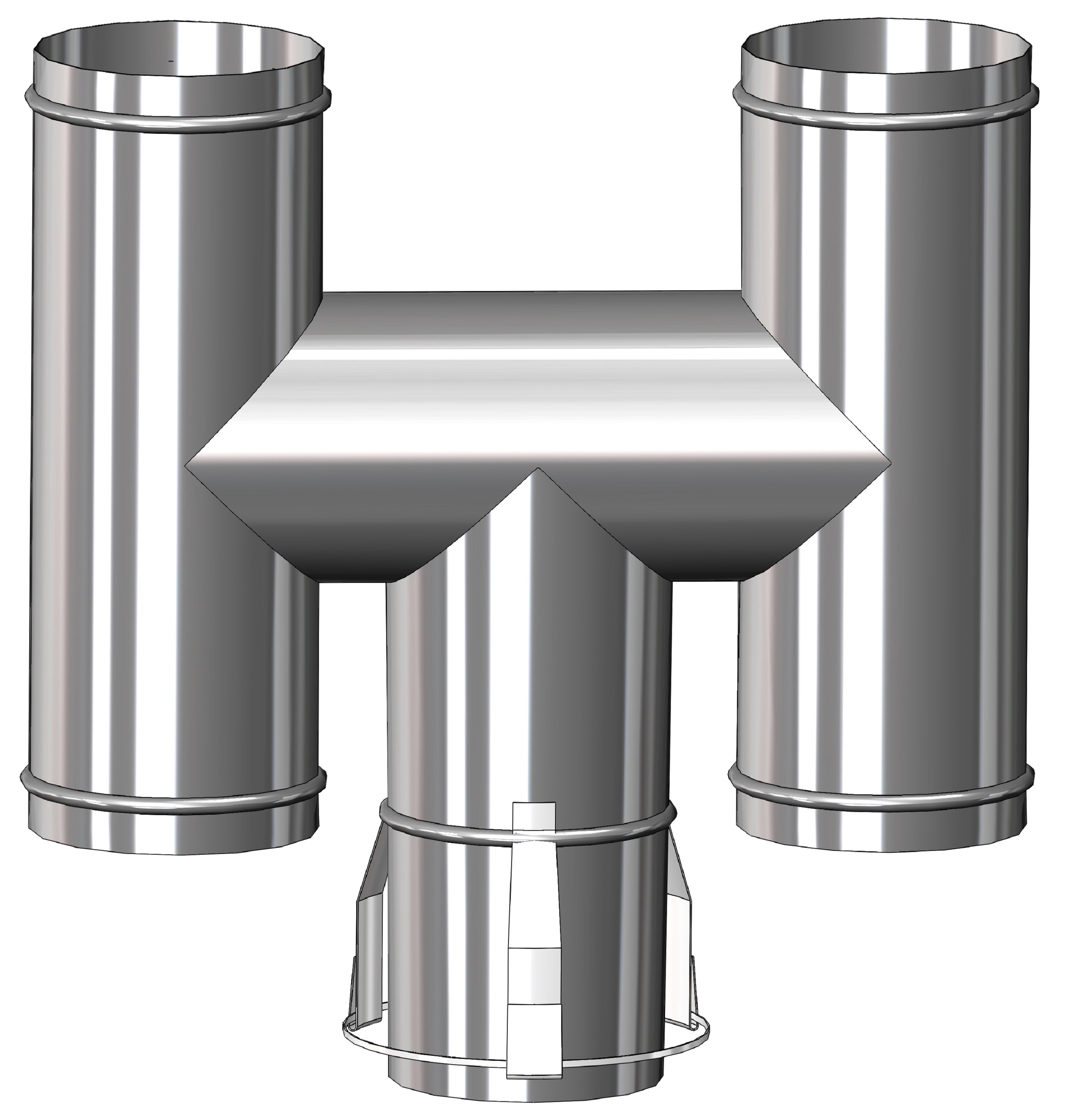 System 11 Chimney Lay Pot Cowls 200mm H Cowl