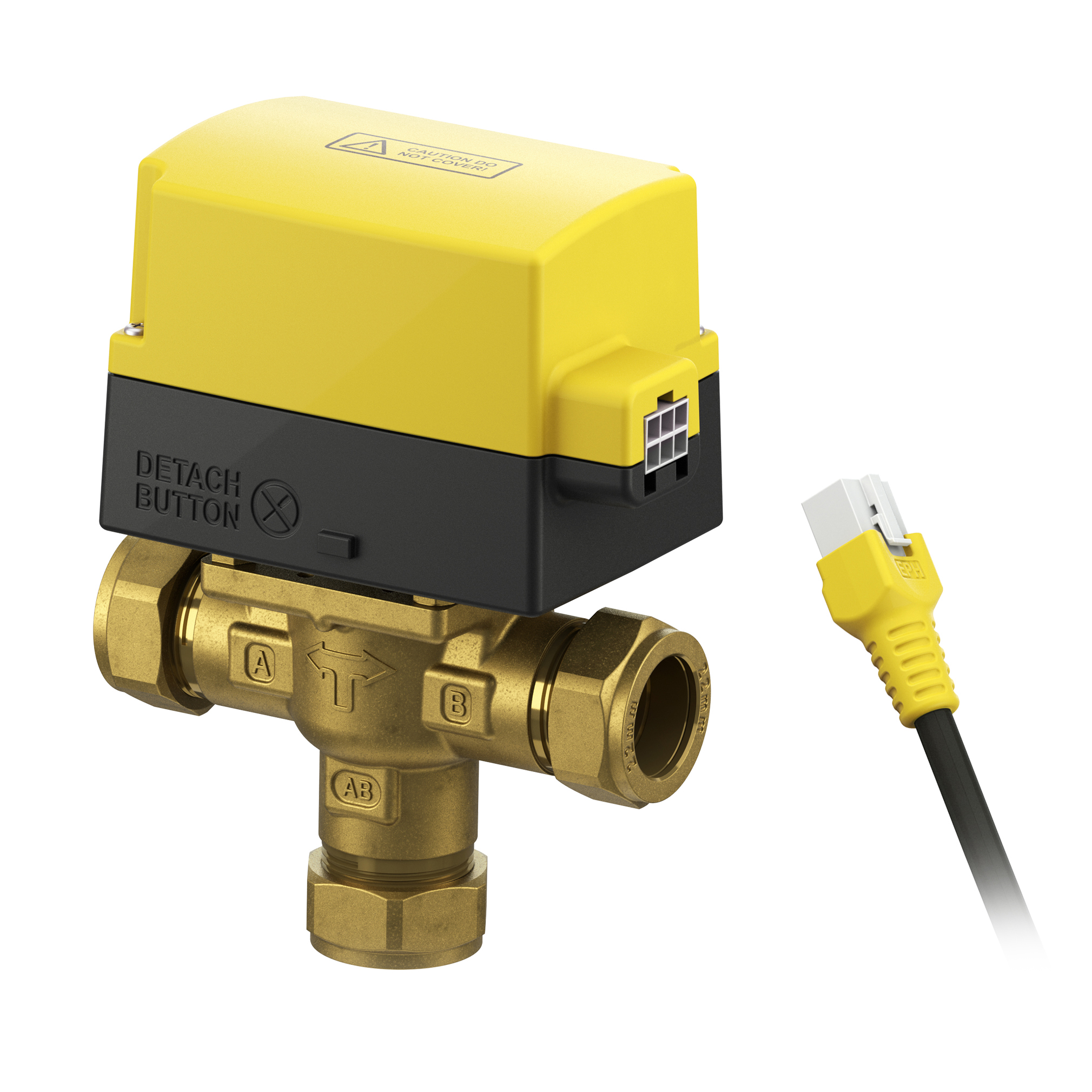 Eph 22mm Compression 3 Port Mid Position Valve