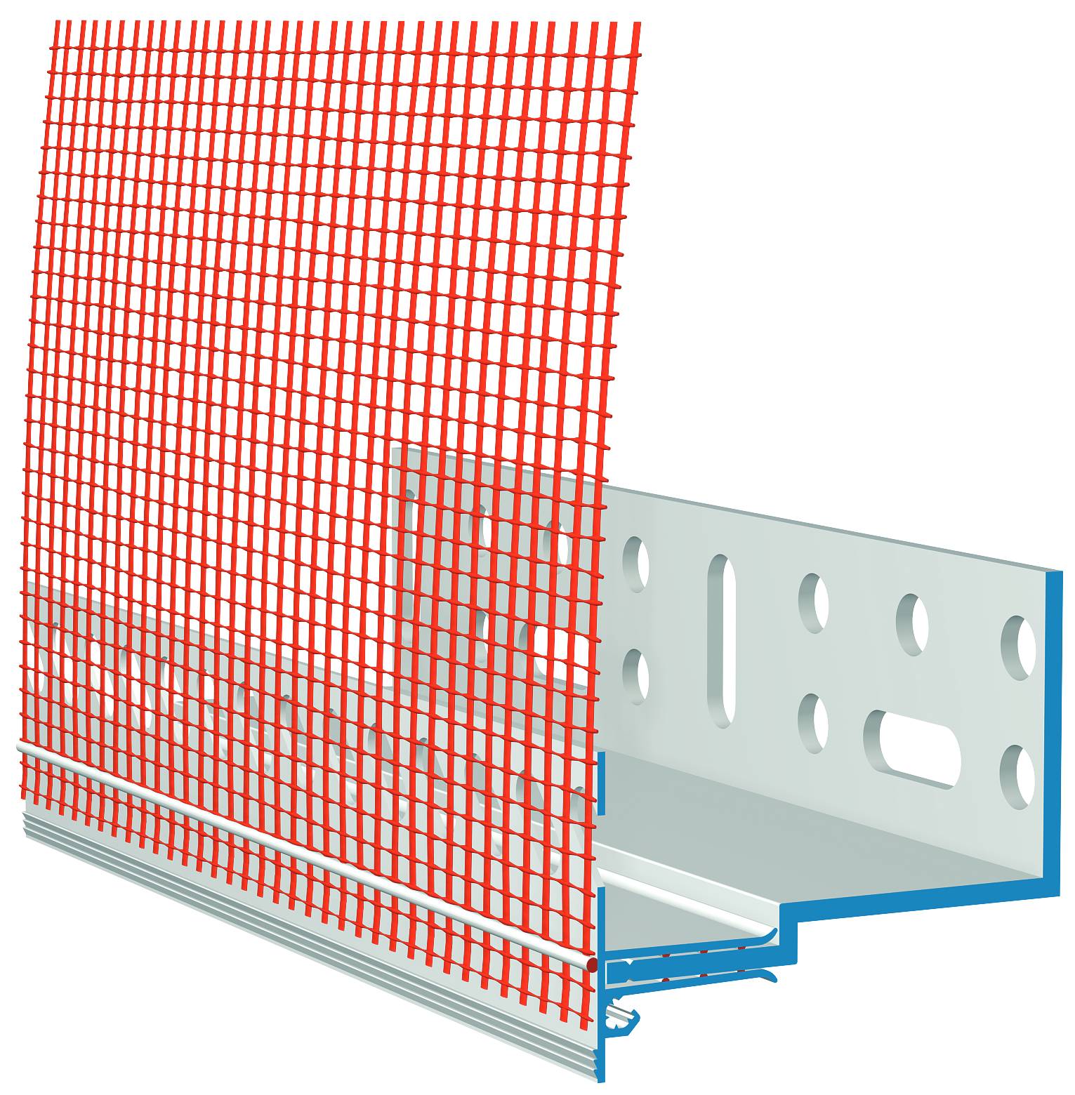 Baumit PVC Base Profile Therm 80mm 2m comes with Clip On Bead