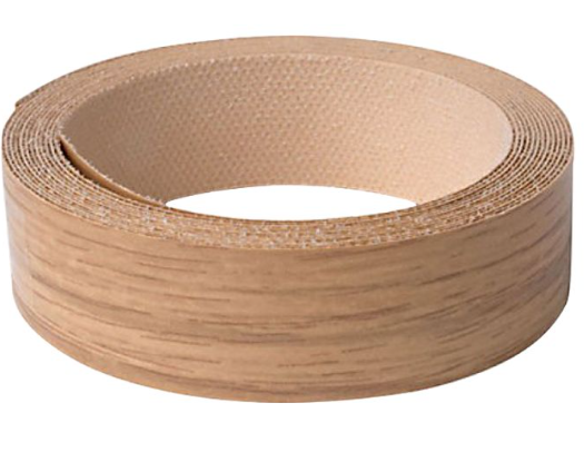 C & C Light Oak Plastic Edging 10m 22mm