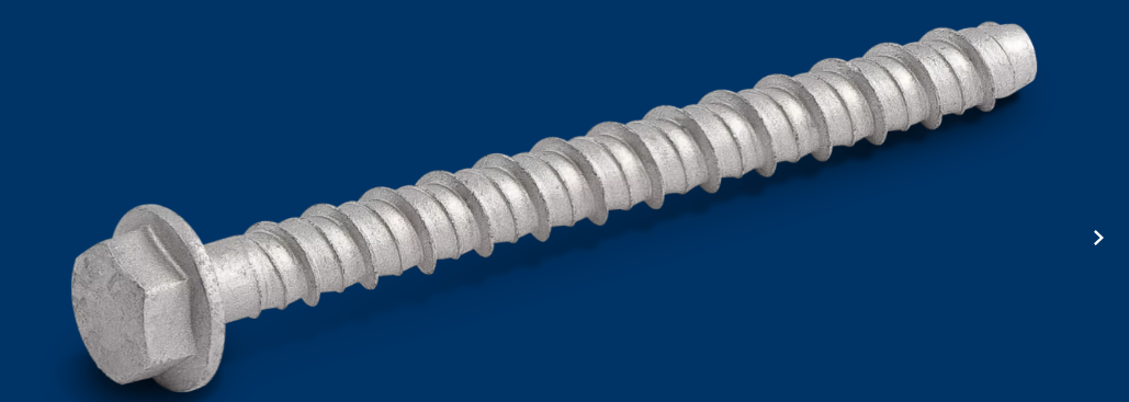 Zinc Flake Hex Concrete Screw M8 10 x 60mm Flanged Anchor R-Lx-08 x 060 ...