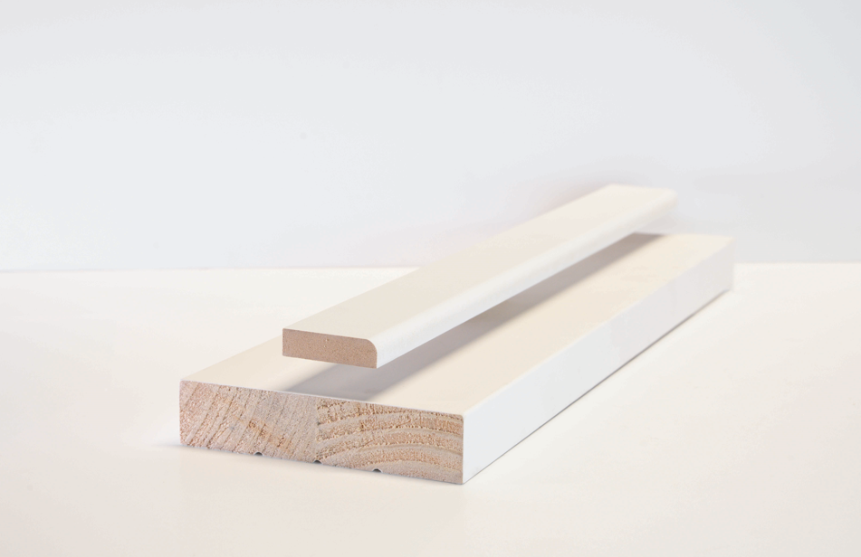 Seadec 108mm Optima Primed Door Frame Set Incl Door Stop -Solid Wood ...