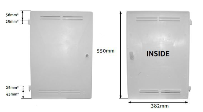 Tricel Gas Meter Cover - Door Only