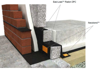 Monarflex Easi-Load Radon DPC 500 0.9m x 20m