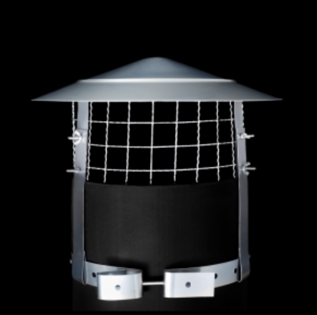 Shl Anti-Bird/Rain Cowl 8" Chimney Cowl To Fit A Standard Pot 8" - 9"