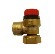 Caleffi Inlet Group Assembly Safety Valve 6 Bar Loose Nut Type