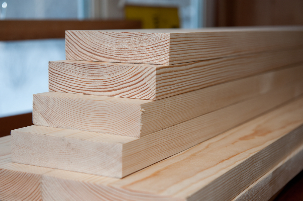 White Deal Planed PAO Timber - 75mm x 44mm x 5.1m ( 3 X 2 Inches approx )