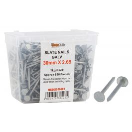 Slab Nails Galv 30mm x 2.65 x 1kg Tub